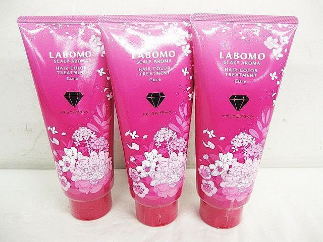 未使用 3点セット LABOMO ラボモ スカルプアロマ ヘアカラートリートメント キュア 染毛料 ナチュラルブラック 180g アートネイチャー （2） Z057-0219-8 - メルカリ