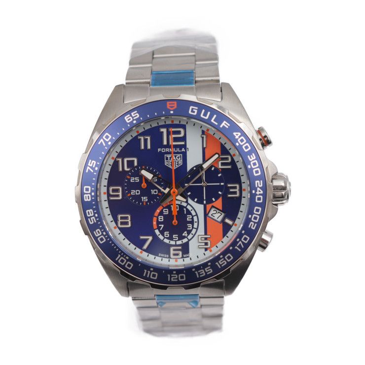 TAG HEUER タグホイヤー フォーミュラ1 クロノグラフ ガルフ スペシャルエディション 腕時計 CAZ101AT.BA0842 ...