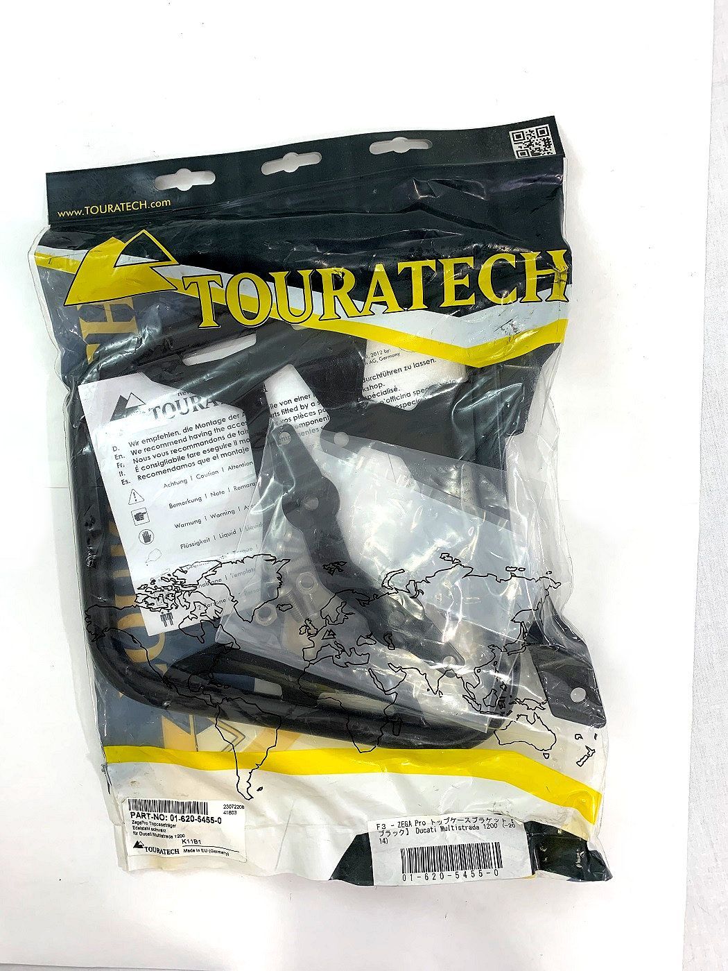 TOURATECH / ツアラテック ZEGA Pro Topcase rack black for Ducati Multistrada ...