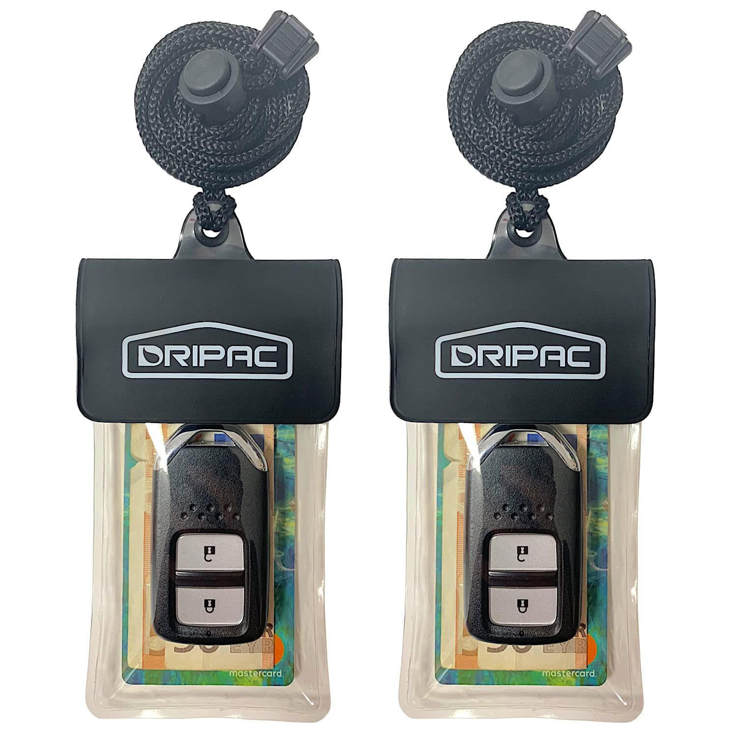DRIPAC KP01 フローティング防水カーキーFOBケース 防水ウォレット 防水ホルダー/ポーチ イヤホン IDバッジ クレジットカード ...