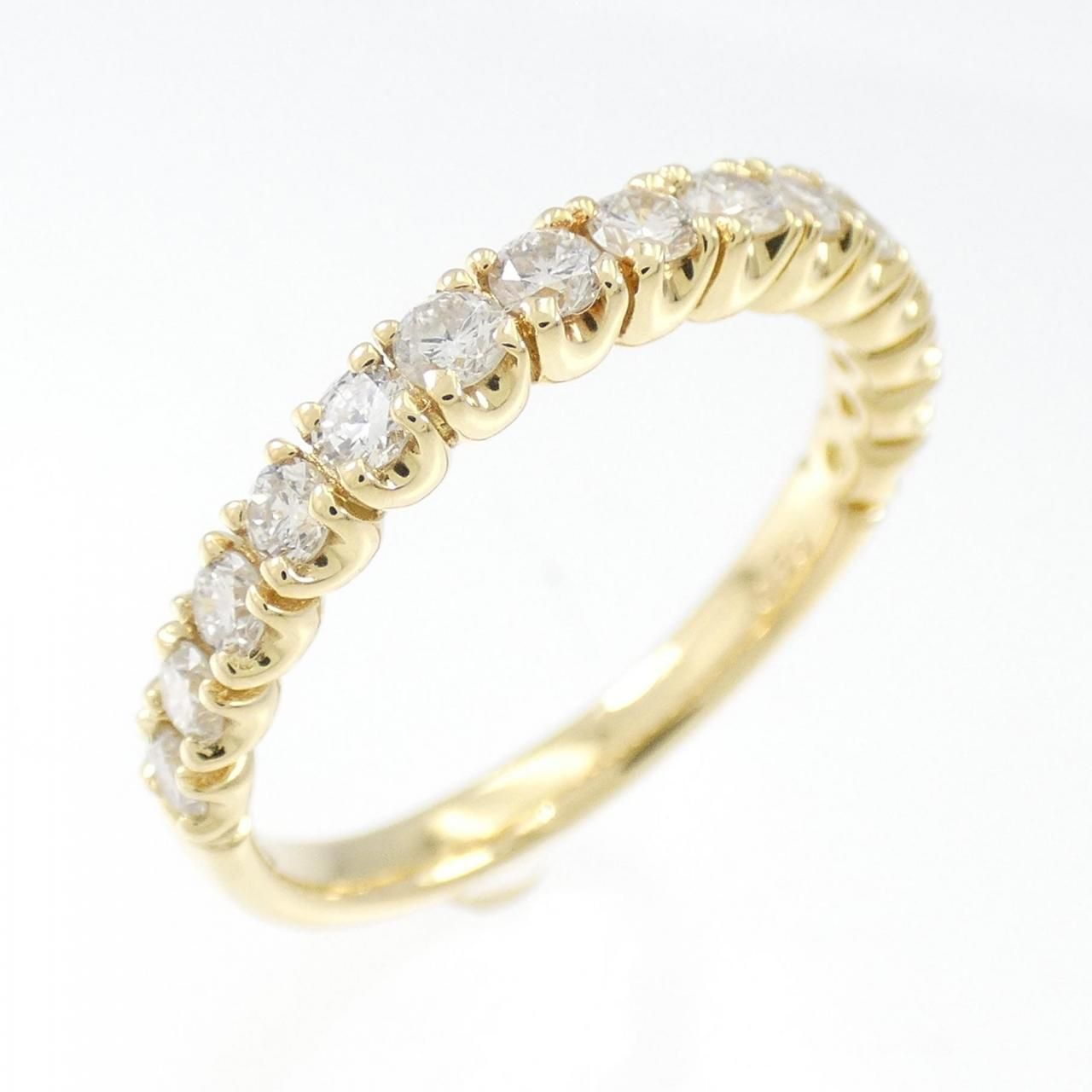 K18YG ハーフエタニティ ダイヤモンド リング 0.50CT - メルカリ
