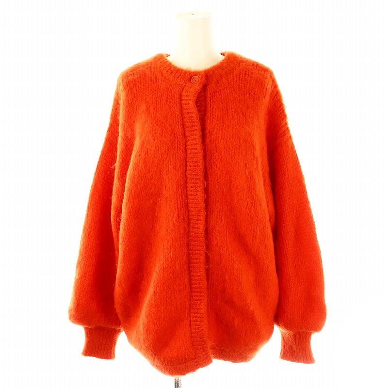 アメリヴィンテージ Ameri VINTAGE アメリ AMERI 2WAY MOHAIR SHAGGY KNIT ニット カーディガン 長袖 F レッド /DF OS - メルカリ