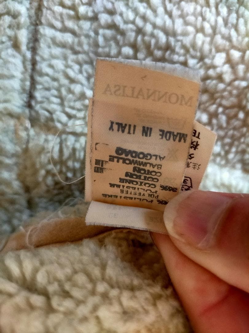 MONNALISA イタリア製 36 ボアジャケット - メルカリ