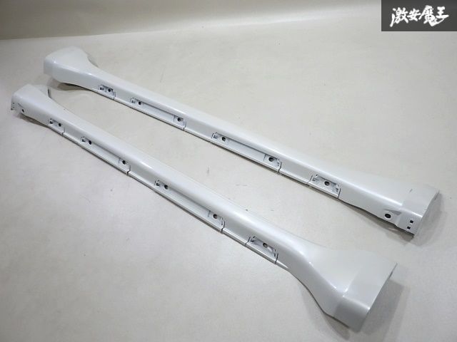 ★新車外し★ トヨタ 純正 TRJ150W ランドクルーザー ランクル プラド 後期 サイドステップ 白パール系 左右 75805-60050 ...