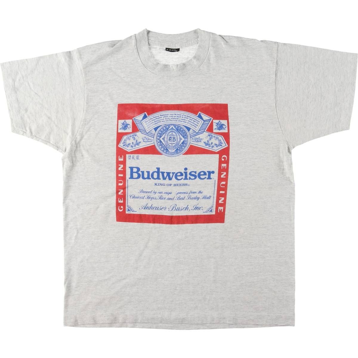 古着 90年代 スクリーンスターズ SCREEN STARS BUDWEISER バドワイザー アドバタイジングTシャツ USA製 メンズXL相当/eaa541426 - メルカリ