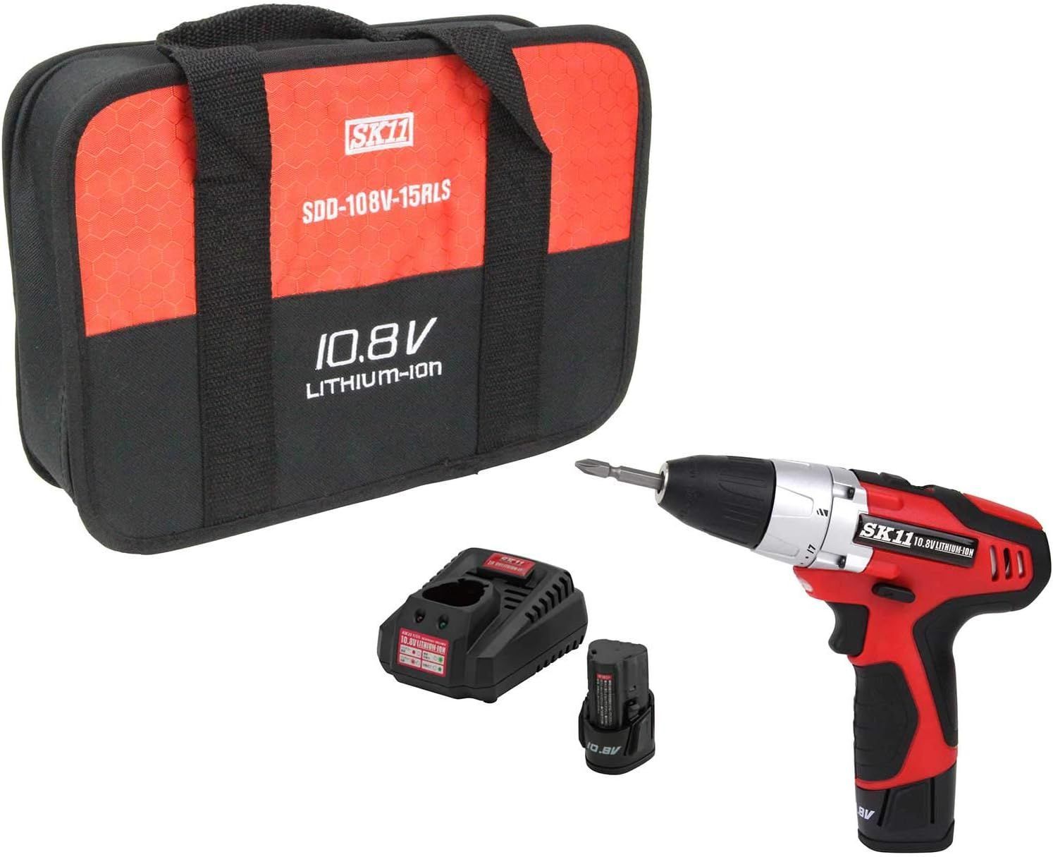 【開封済・未使用品】 SK11 10.8V 充電ドリルドライバー SDD-108V-15RLS RK0115 0116ML003 0020240116288341 - メルカリ