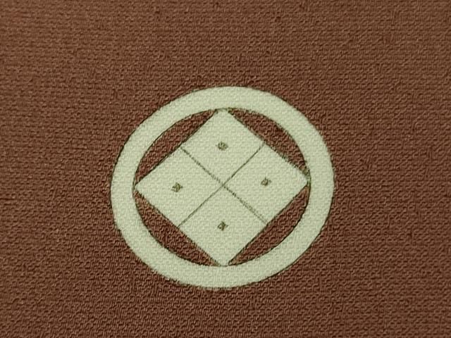 平和屋本店□極上 創業460年・千總 色留袖 刺繍 色紙吉祥花文 紅檜色地