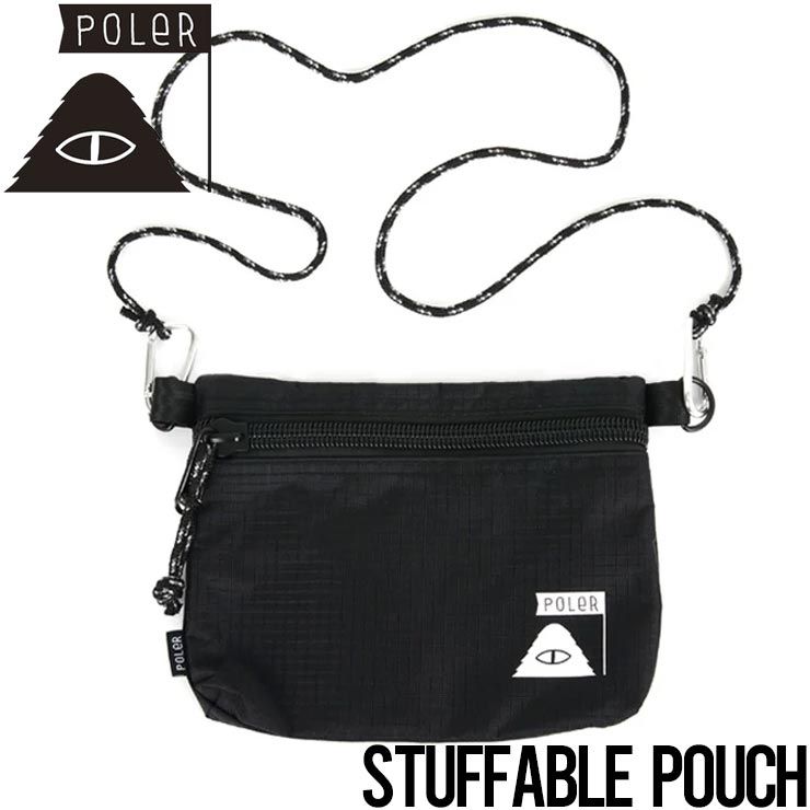サコッシュ ショルダーポーチ バッグ POLeR ポーラー STUFFABLE POUCH 241MCV0444 BLK 日本代理店正規品 - メルカリ