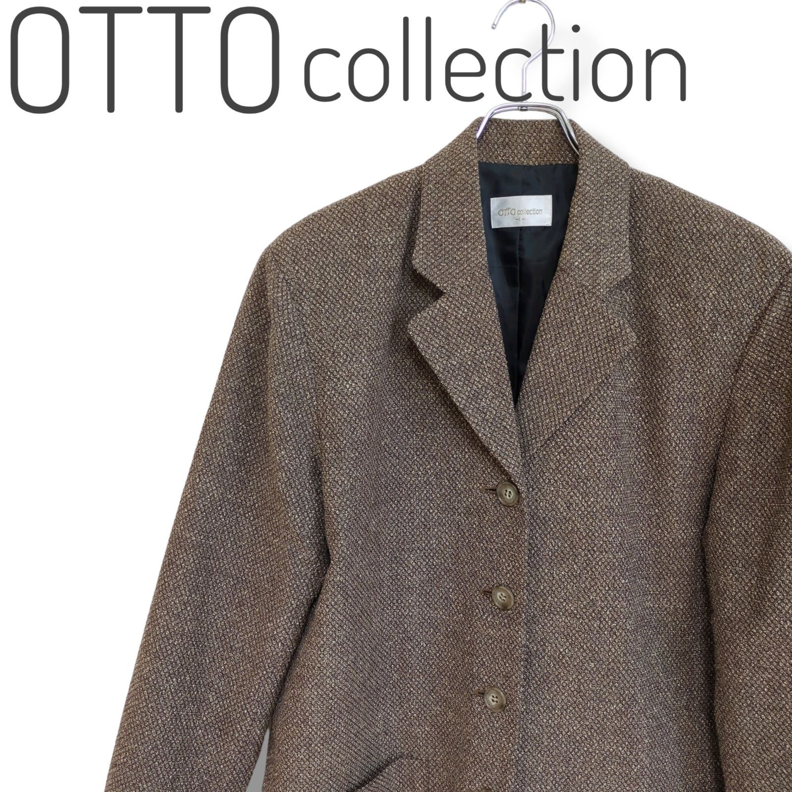 OTTO collection オットーコレクション アウター チェスターコート 長袖 こげ茶色 ダークブラウン レディース 【L】 352 955 - アパメルshops＠中古アパレル専門店 ...