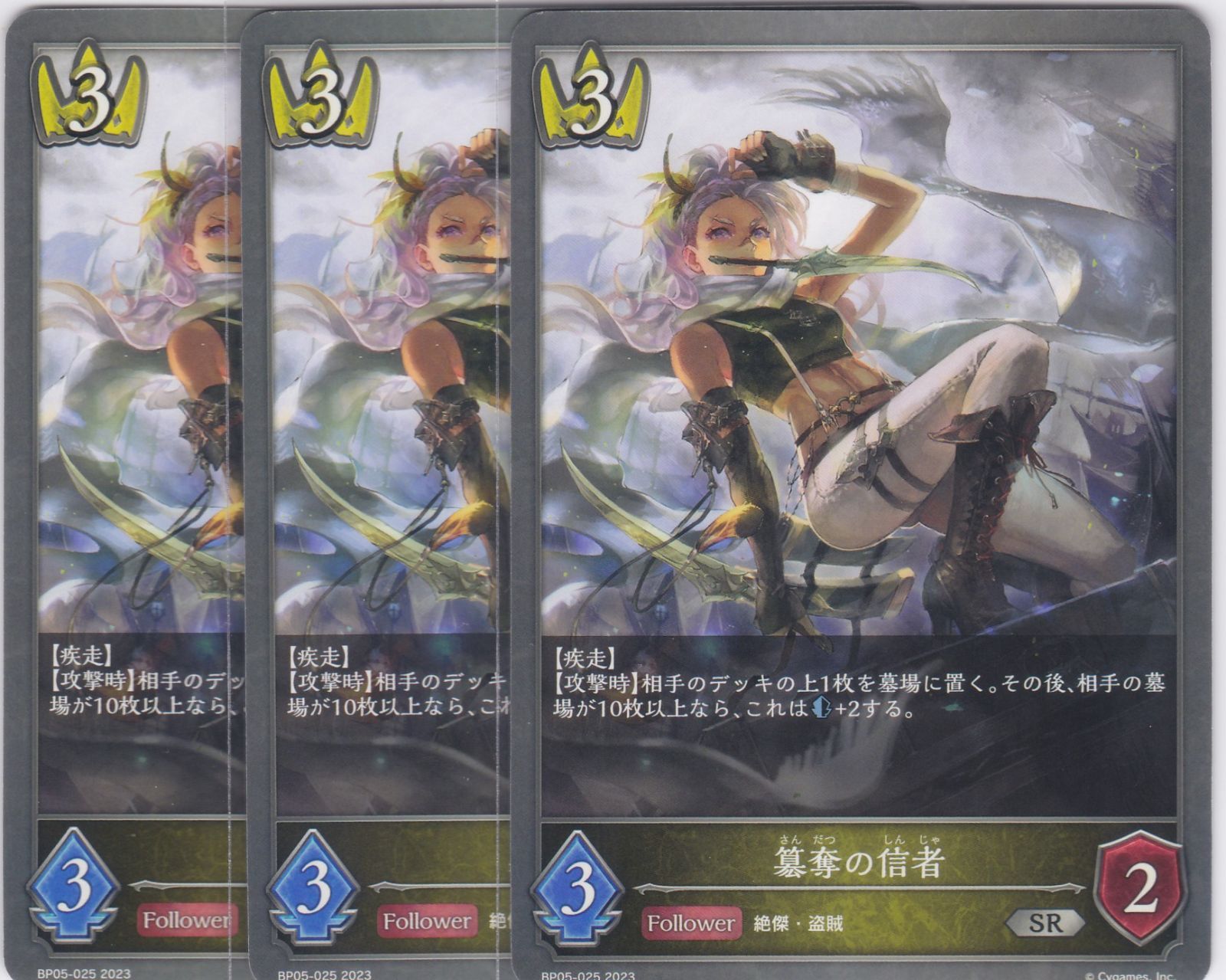 簒奪の信者 3枚 SR BP05 永劫なる絶傑 シャドウバースエボルヴ Shadowverse EVOLVE ちゅうてつ - メルカリ