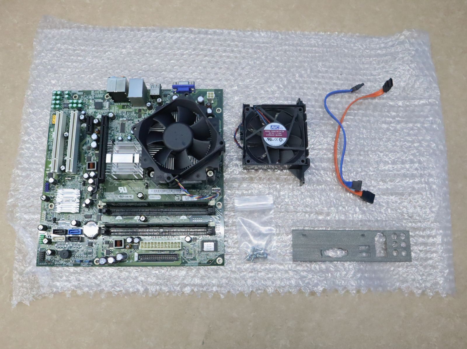 ｜マザーボード CPU メモリー 2GB｜DELL デル G33M02 ｜DELL inspiron 530S DCSLF 取外品 パーツ類 ...