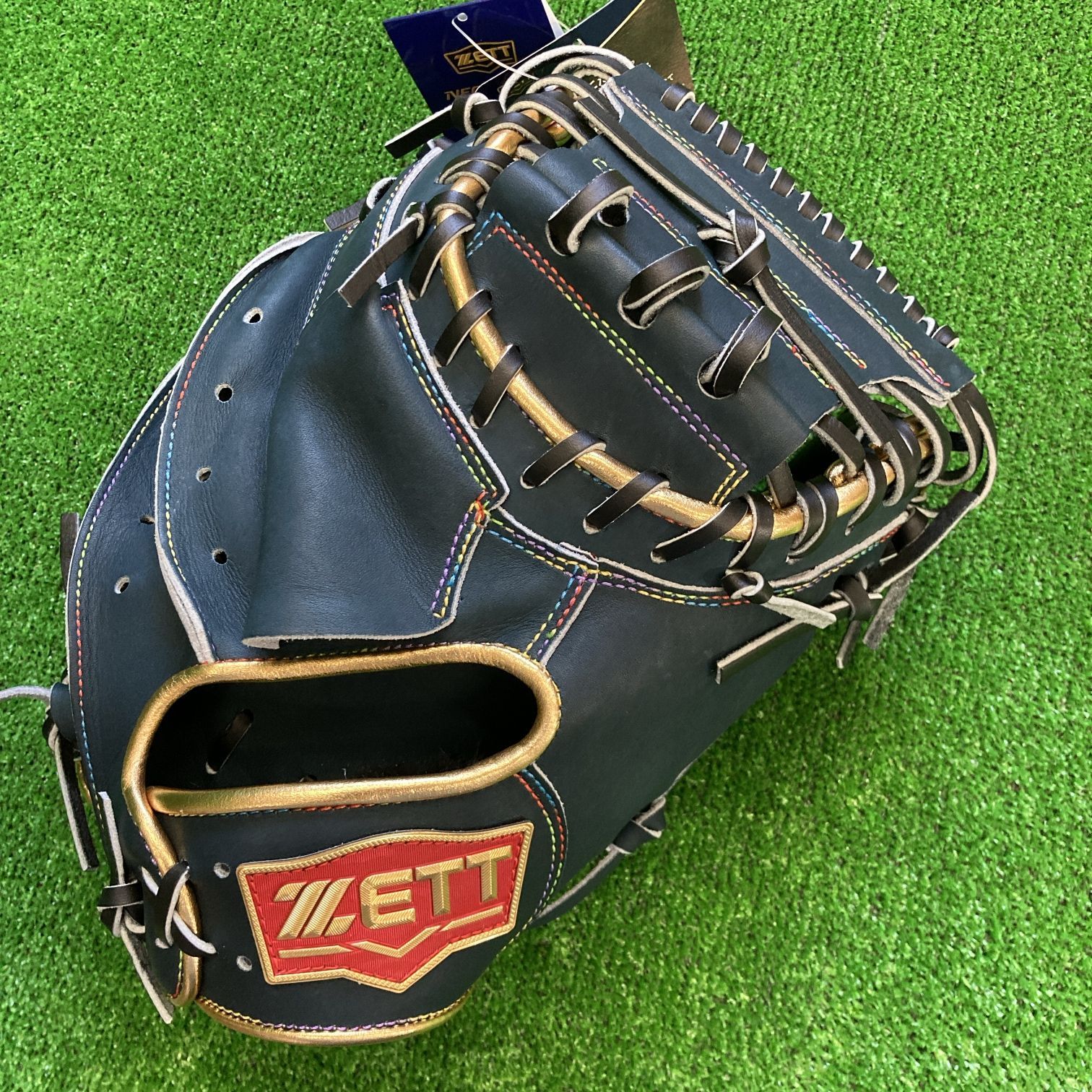 限定品 ゼット ネオステイタス 一般軟式用キャッチャーミット ネイビー BRCB31522 - メルカリ