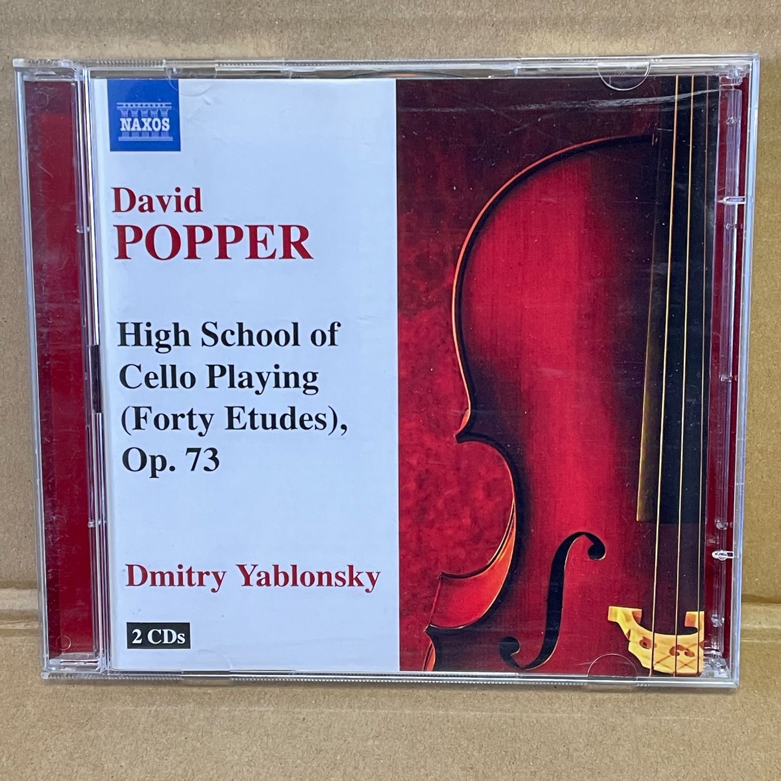 クラシックチェロ輸入盤中古CD2枚組 ポッパー david popper ドミトリヤブロンスキー dmitry yablonsky Cello ...