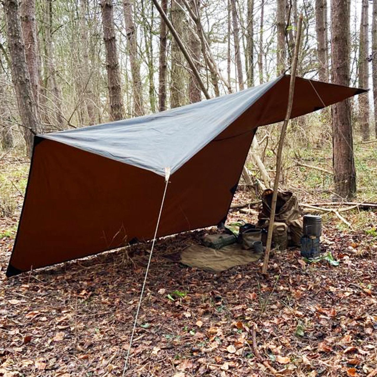 Waxed Canvas Tarp 3×3 オリーブ - メルカリ