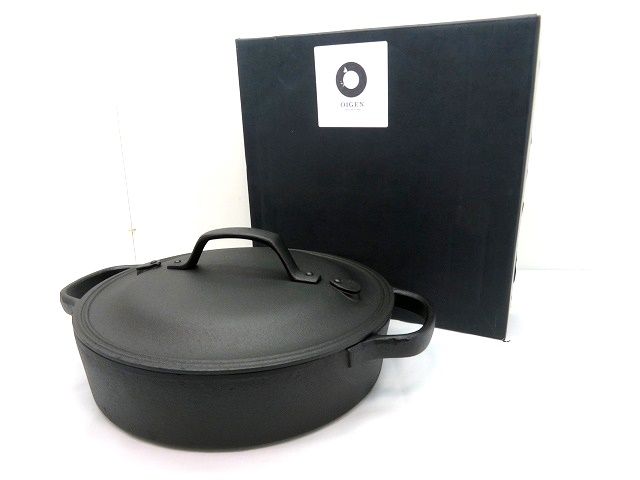 s23g-550x【中古】盛栄堂 OIGEN 及源鋳造 ｸｯｸﾄｯﾌﾟ 丸 浅型 24cm CT-006 IH対応 鉄鍋 鉄器 - メルカリ
