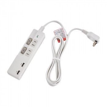 ELPA SW付USBタップ2P WBK-2232SUA(W) - メルカリ