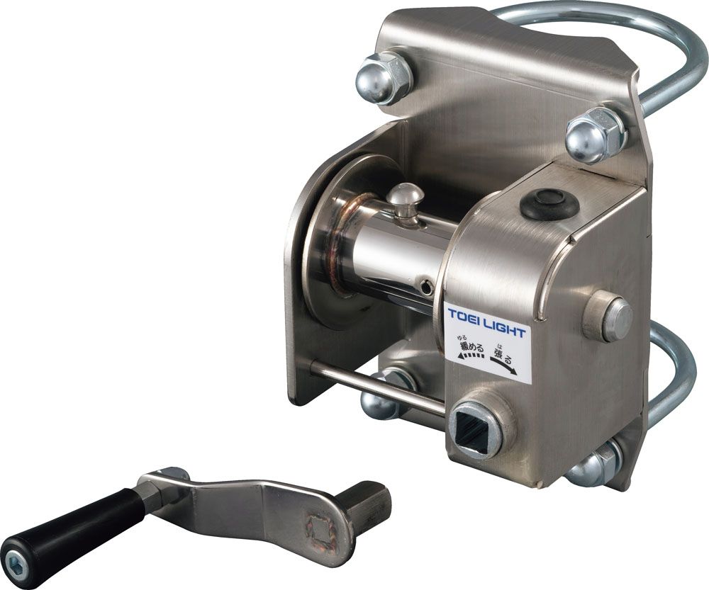 トーエイライト TOEI LIGHT ステンレスネット巻 凹型 逆転防止機能付