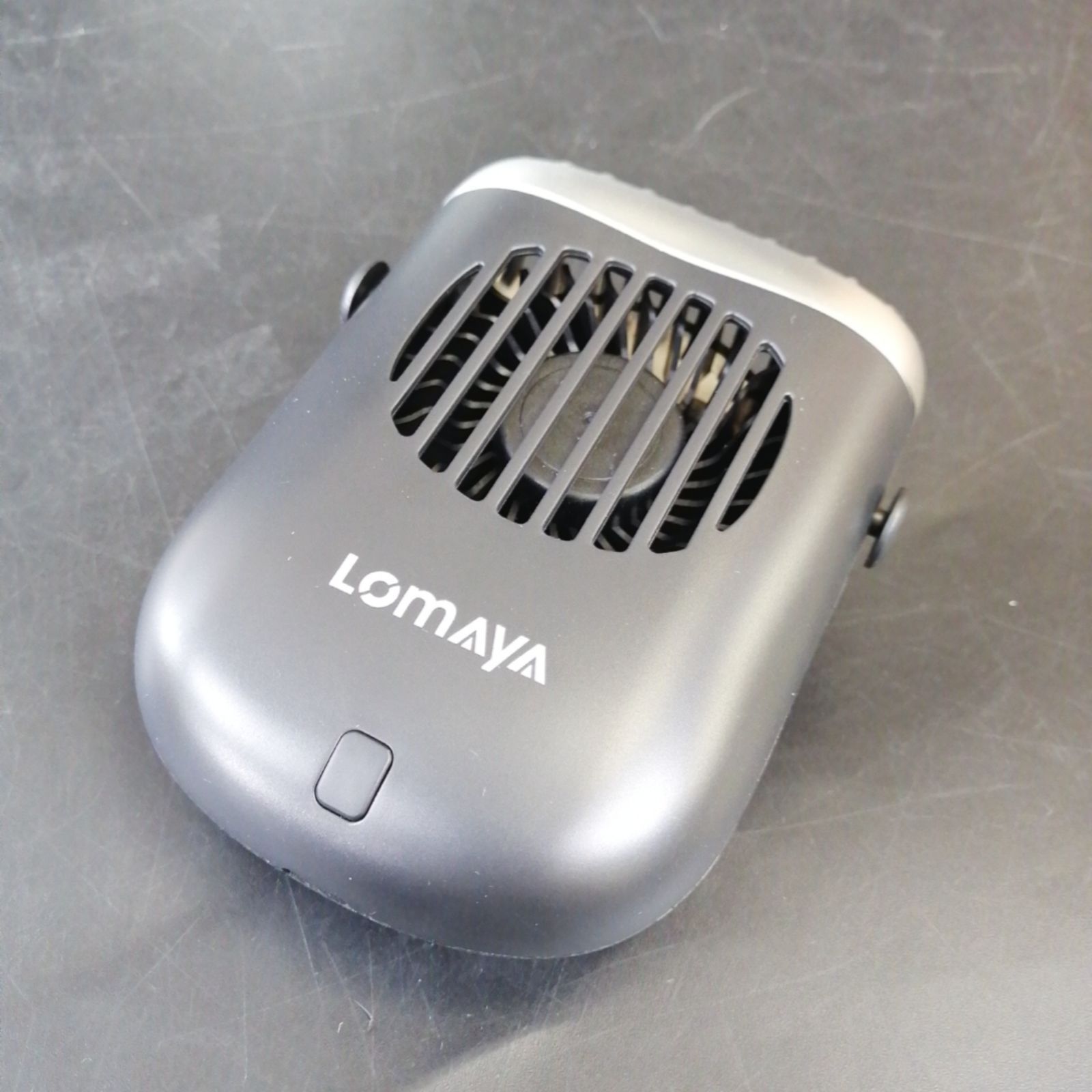 LOMAYA 多機能扇風機 F858 1台4役 4800mAh 卓上 腰掛け 首掛け 手持ち ハンズフリー 3段階風量調節 連続14時間稼動 羽なし 携帯扇風機 USB充電式 1200127 ...