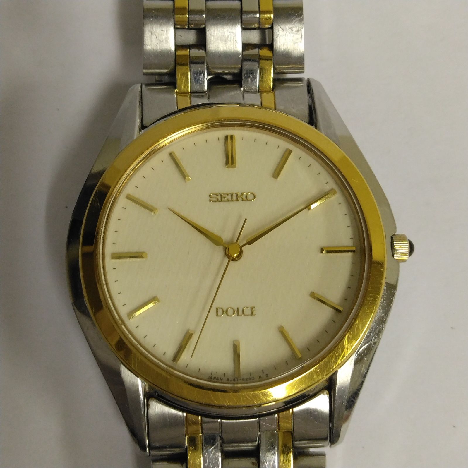 SEIKO セイコー DOLCE ドルチェ 8J41-6160 コンビカラー メンズ クオーツ 腕時計 【ジャンク品】 - メルカリ