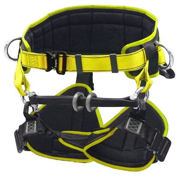 Treehog TH5000 Climbing Harness ハーネス ツリーケア アーボリスト ツリークライミング (S, イエロー ...
