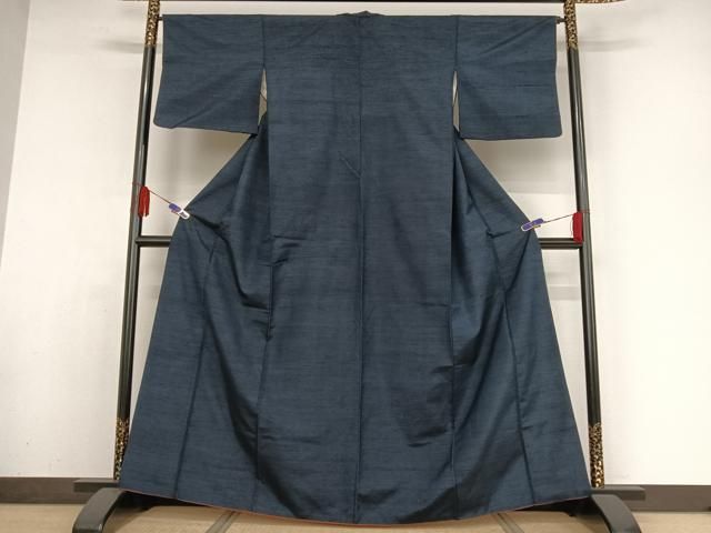 平和屋着物○上質な紬 色無地 丁字色 正絹 逸品 未使用 AAAZ4988ck