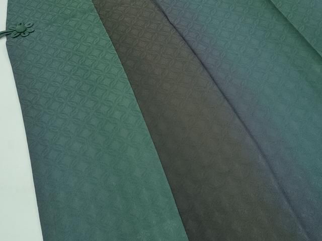 平和屋着物□極上 スリーシーズン 春夏秋 塵除け 道中着 ロング丈 七宝