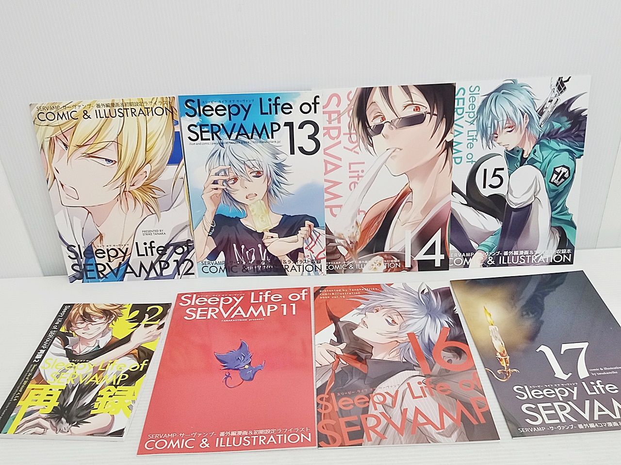SERVAMP -サーヴァンプ- Sleepy Life of SERVAMP / スリーピーライフオブサーヴァンプ 回転 / 田中ストライク 番外編漫画&ラフイラスト 冊子 同人誌 8点 ...