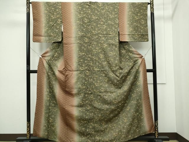 平和屋着物○訪問着 作家物 立波草花文 金彩 正絹 逸品 CAAW3839vf