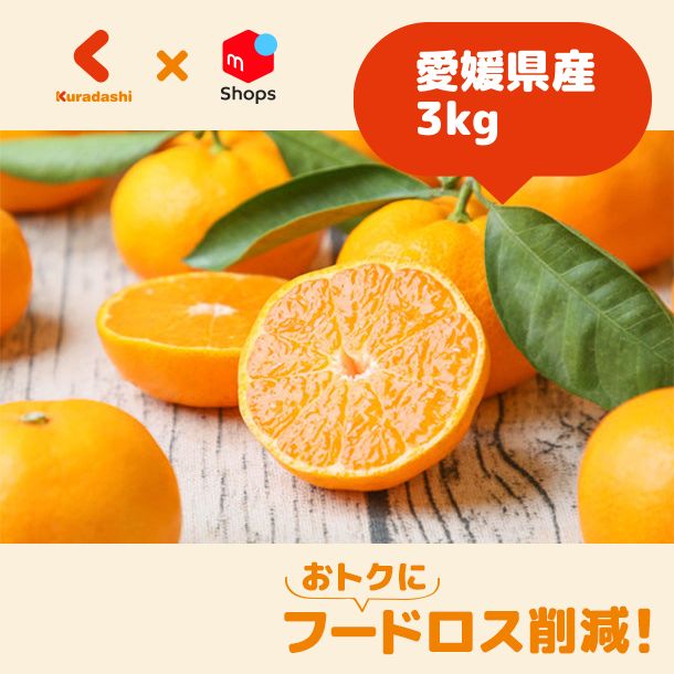 愛媛県産「吉田みかん」3kg【商品の発送は11月上旬以降、順次おこないます。】 - Kuradashi@おトクな食品販売中 - メルカリ