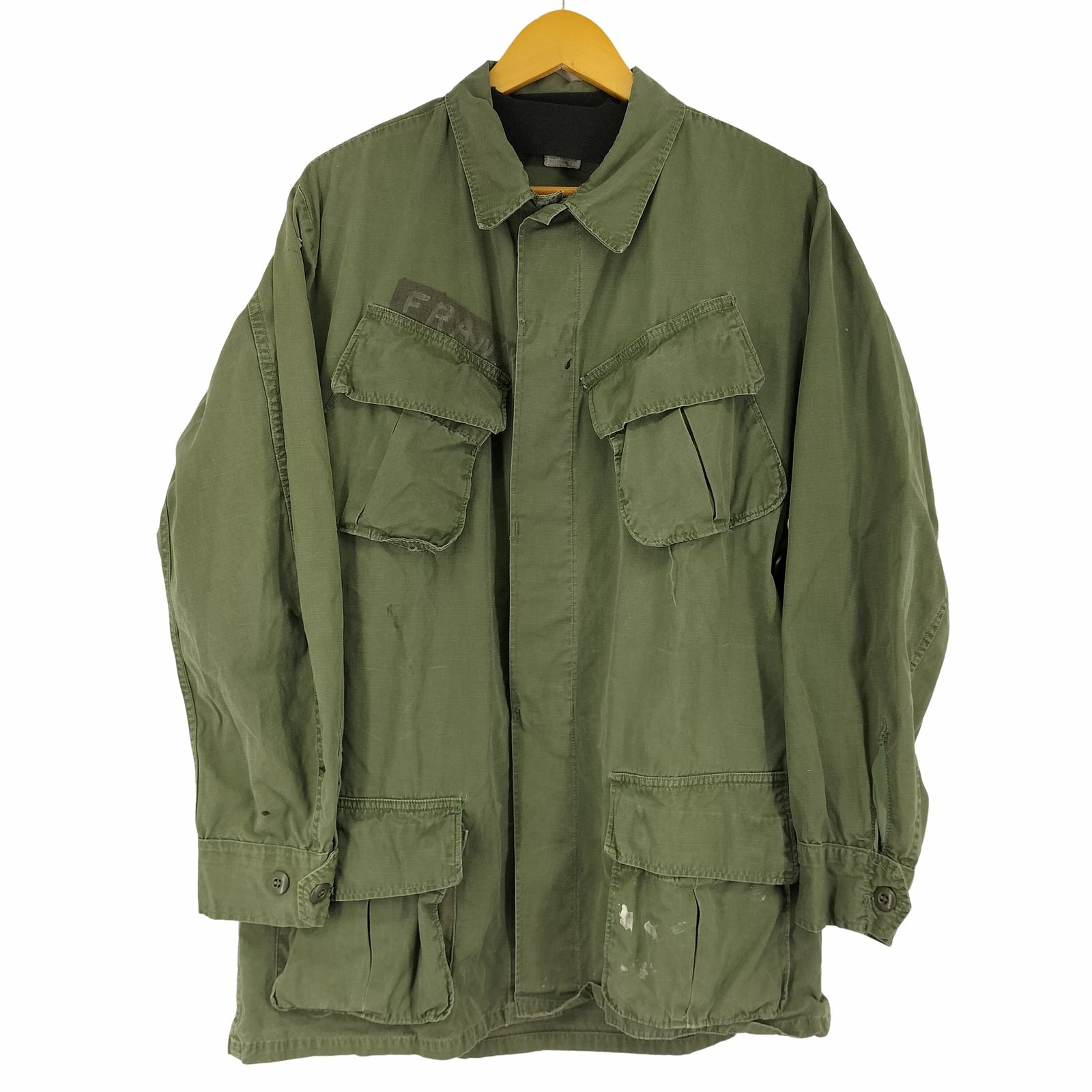 ユーエスアーミー US ARMY 60S 68年会計 Jungle Fatigue Jacket 4th ジャングルファティーグ メンズ M ...