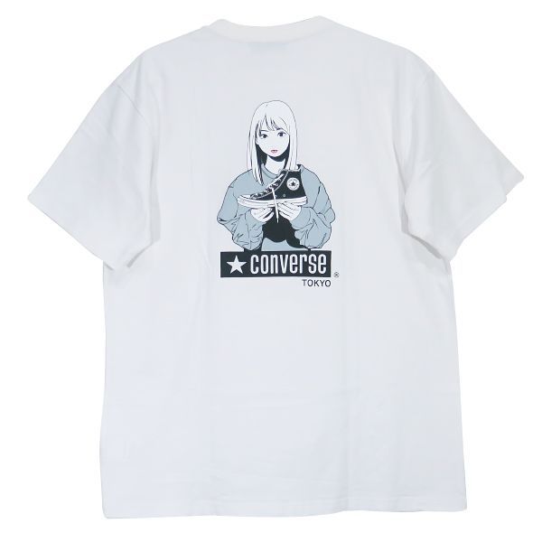 CONVERSE TOKYO コンバース トウキョウ x Backside works. バックサイド ワークス CONVERSE TOKYO 福岡店限定「履かないの？」Tシャツ ...