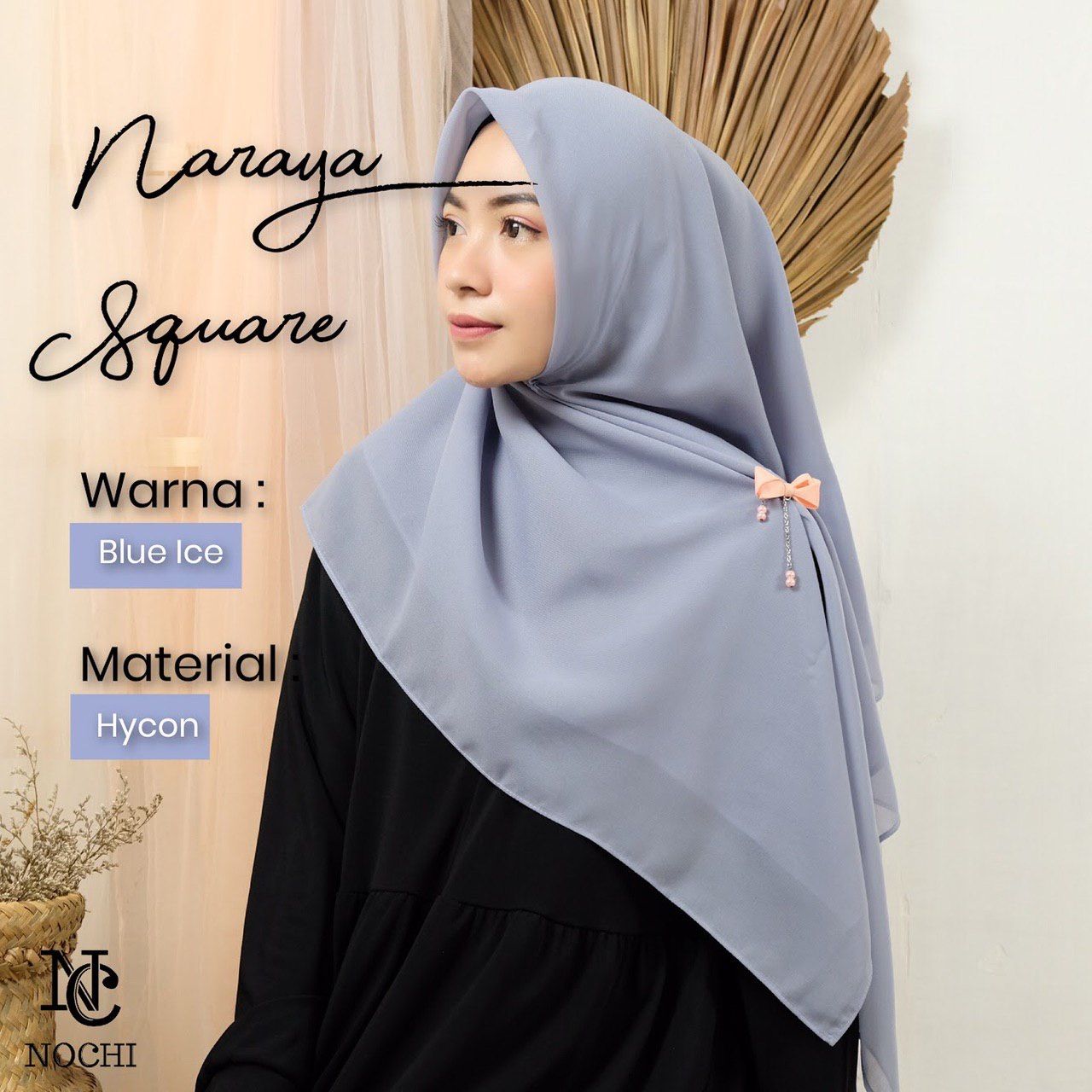 スクエアヒジャブ- Naraya Type B Ladies Scarf Woman Scarf Hijab Style Non Instant ヒジャブ イスラム - メルカリ