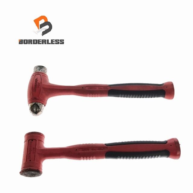 ☆中古品2本☆Snap-on スナップオン 無反動 ボールピーンハンマー 24oz HBBD24 16oz デッドブローハンマー HBFE16 ...