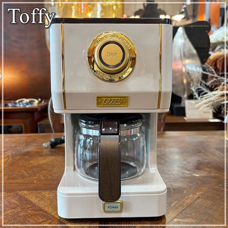 Toffy アロマドリップコーヒーメーカー K-CM5 グレージュ トフィー ラドンナ 消し忘れ防止機能付き モデルルーム展示品 美品【CA0123-9】 - メルカリ