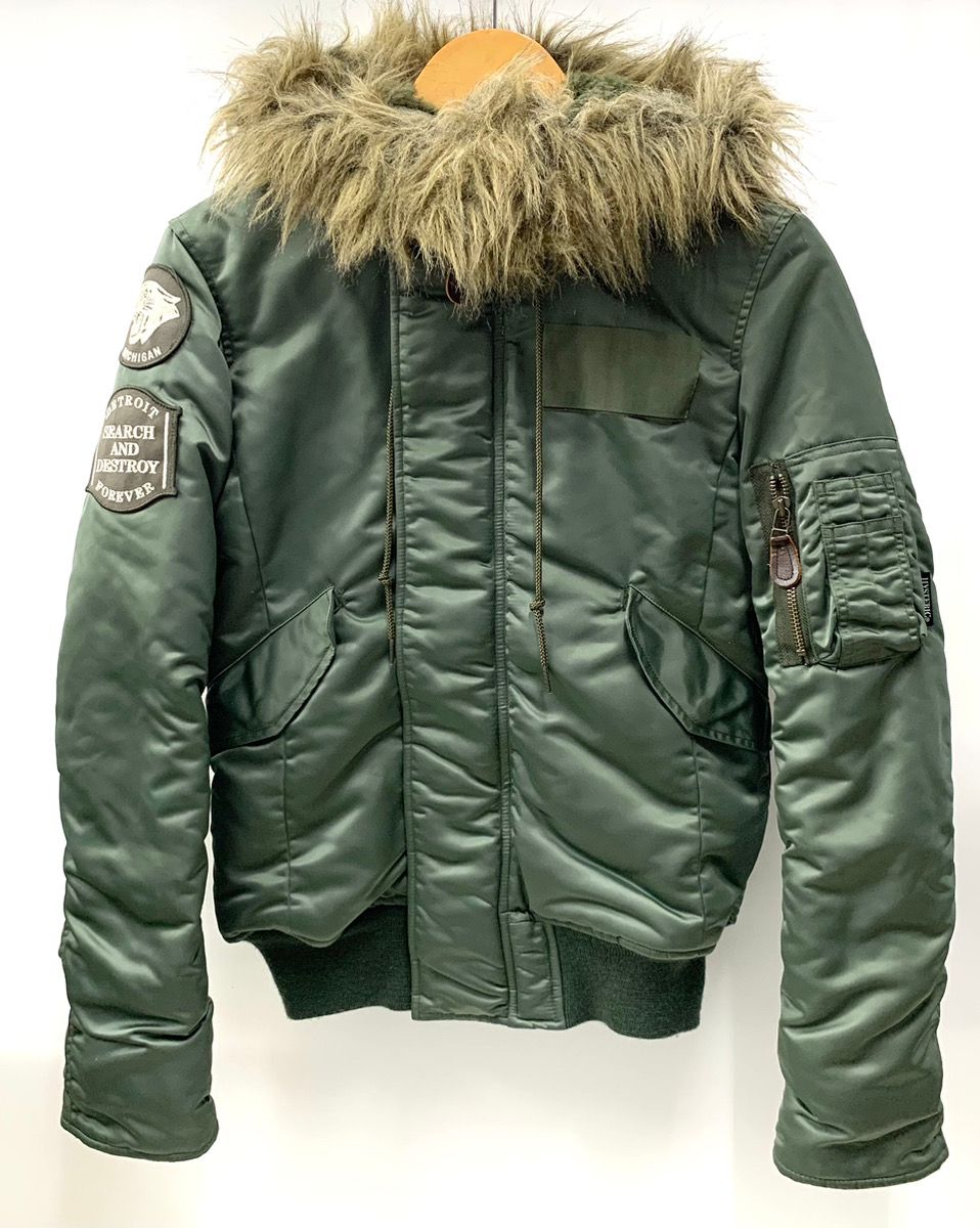 ヒステリックグラマー HYSTERIC GLAMOUR N-2B プリマロフト primaloft ワッペン 2AB-7100 ジャケット ロゴ カーキ フリーサイズ 201LT-242 - メルカリ