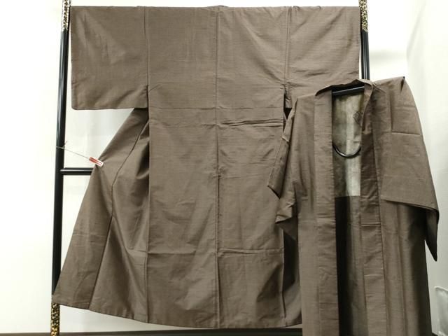 平和屋着物○男性 本場大島紬 アンサンブル 吉祥文 正絹 逸品