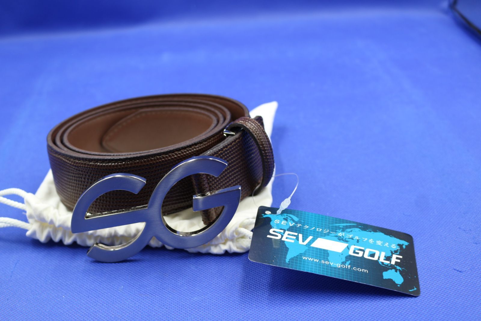 83 SEVGOLF BELT 15SGBTTC002 ブラウン 次世代ゴルフギア セブゴルフ ベルトシリーズ - メルカリ