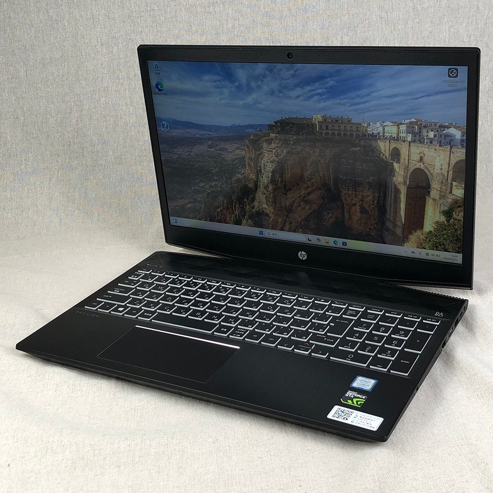 ジャンク品・本体のみ ゲーミングノートPC パソコン HP Pavilion Gaming Laptop 15-cx0108TX【i7 ...