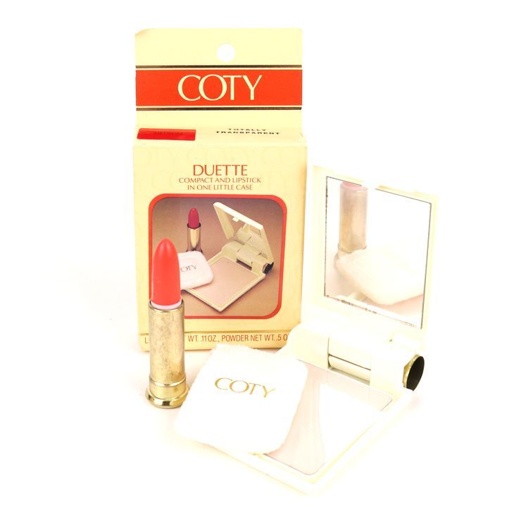 コティ フェイスパウダー/口紅 2点セット COTY DUETTE 未使用 プレストパウダー リップ レトロ 化粧品 レディース COTY 【中古】 - メルカリ