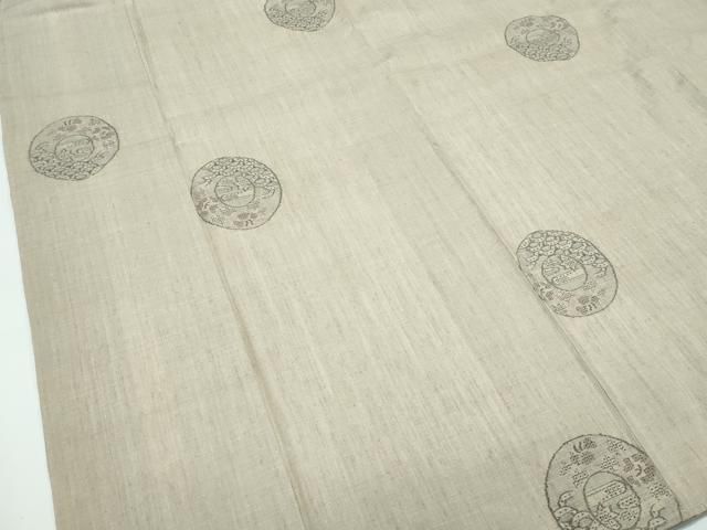 平和屋本店□極上 本場結城紬 重要無形文化財 奥順 モロ入り 100亀甲