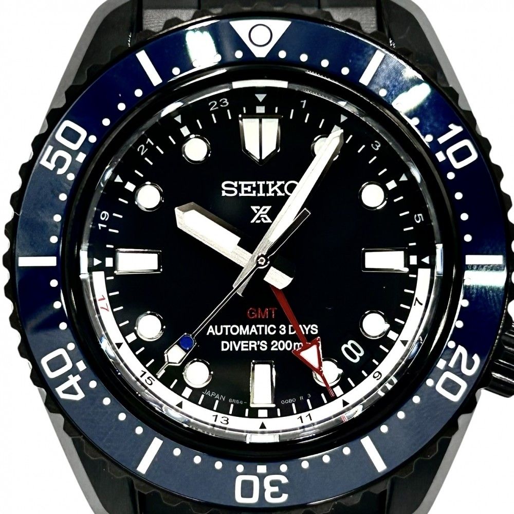 セイコー 腕時計 メンズ プロスペックス 1968ヘリテージGMT 大谷翔平 メカニカルダイバーズ 2025限定モデル ブラック文字盤 SEIKO SBEJ023 自動巻き ステンレス ...