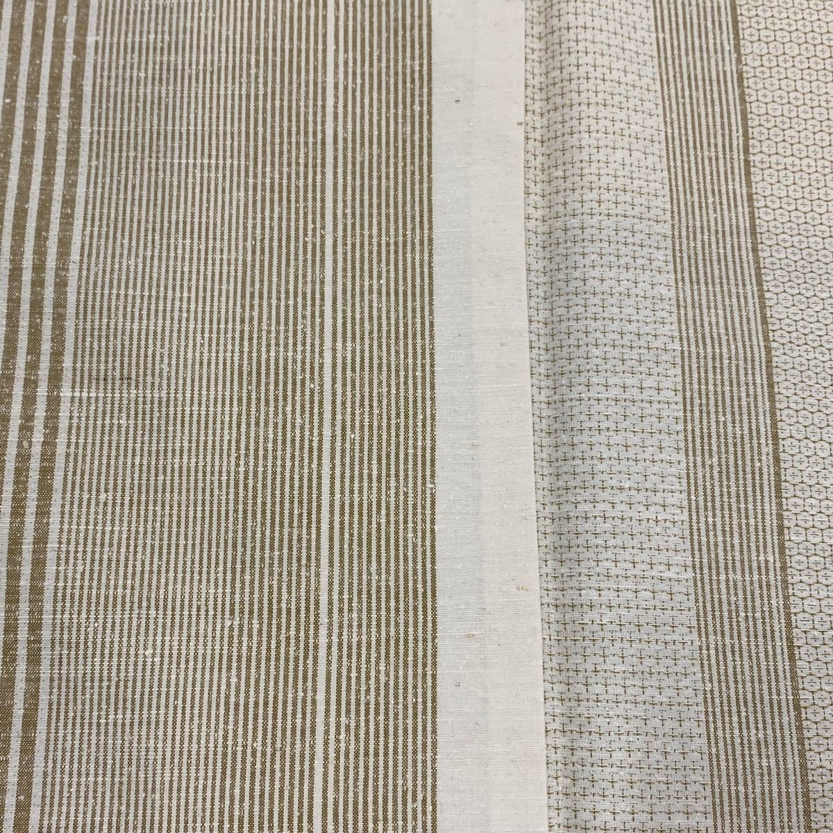 平和屋着物▽本塩沢　単衣　切嵌文　正絹　逸品　AABD0191fy 平和屋着物▽本塩沢 単衣 枝葉文 正絹 逸品 DAAV9944sf