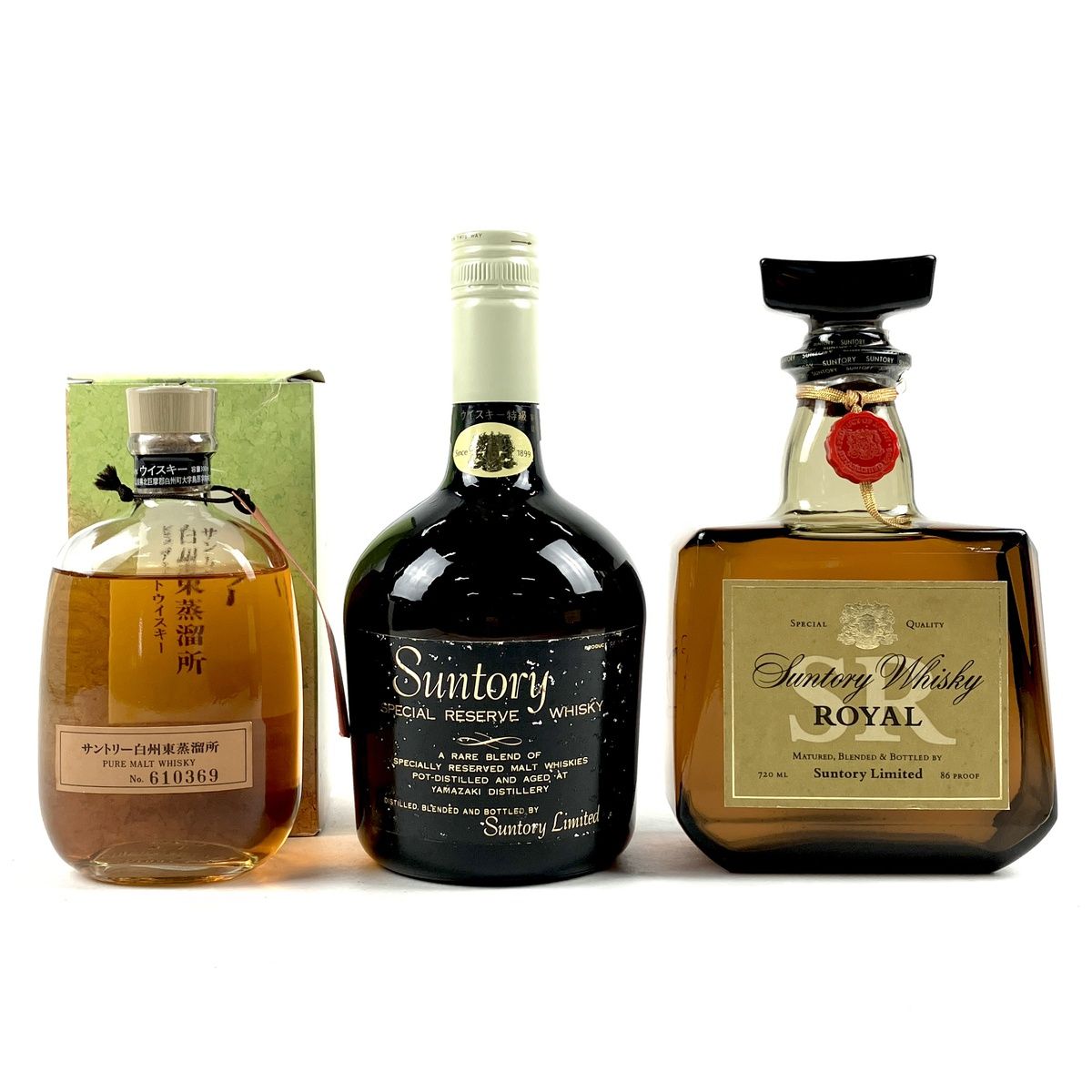 東京都発送限定 サントリー/SUNTORY ローヤルSR ウイスキー7本セット 720ml/1000ml 43% ※1本少々の漏れ有《未開栓・送料無料》HA0319 - 11，050円 ...