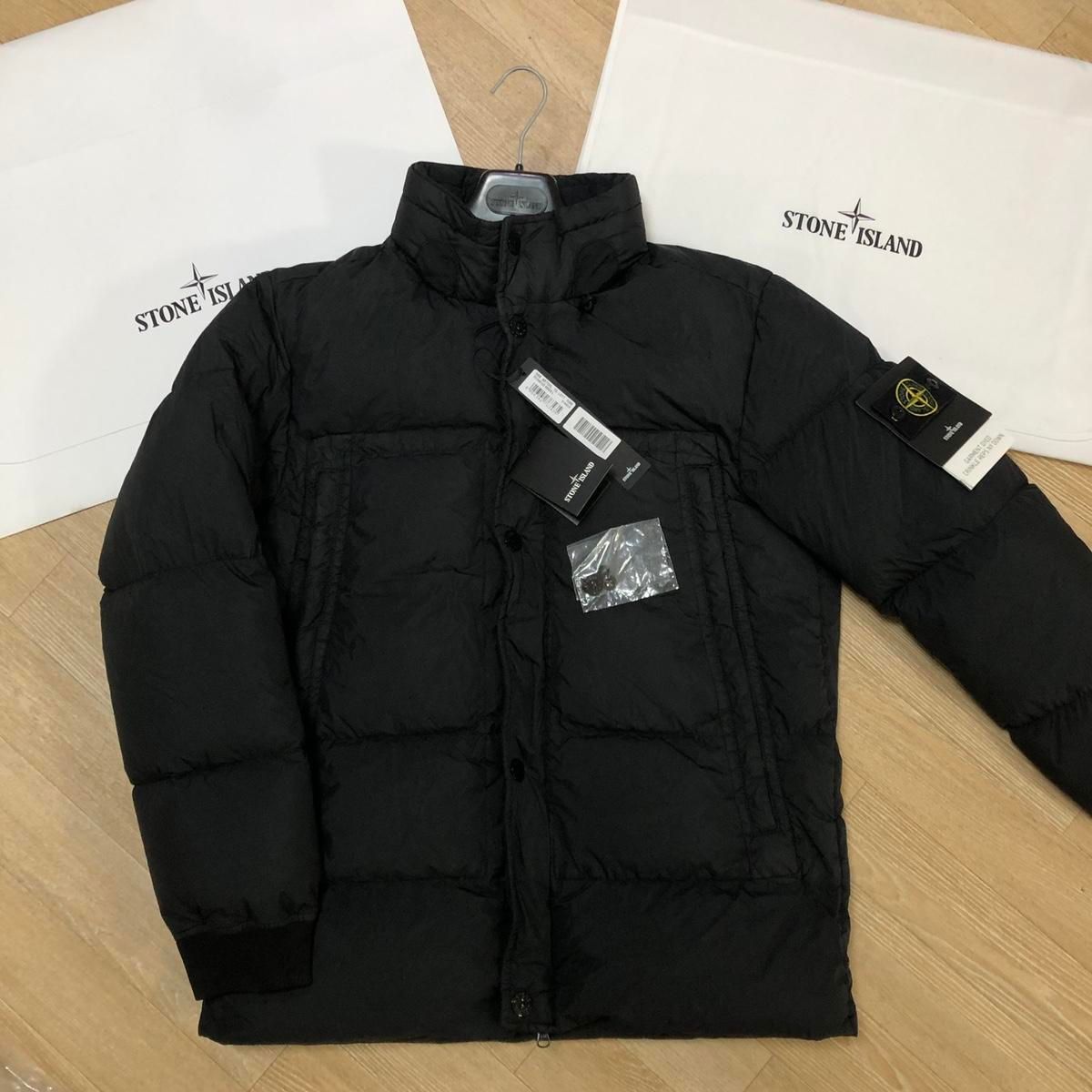 【Bunjang商品韓国直送】20fw STONE ISLAND(ストーンアイランド) クリンクルレップス フードなし ダウンジャケット XL - メルカリ