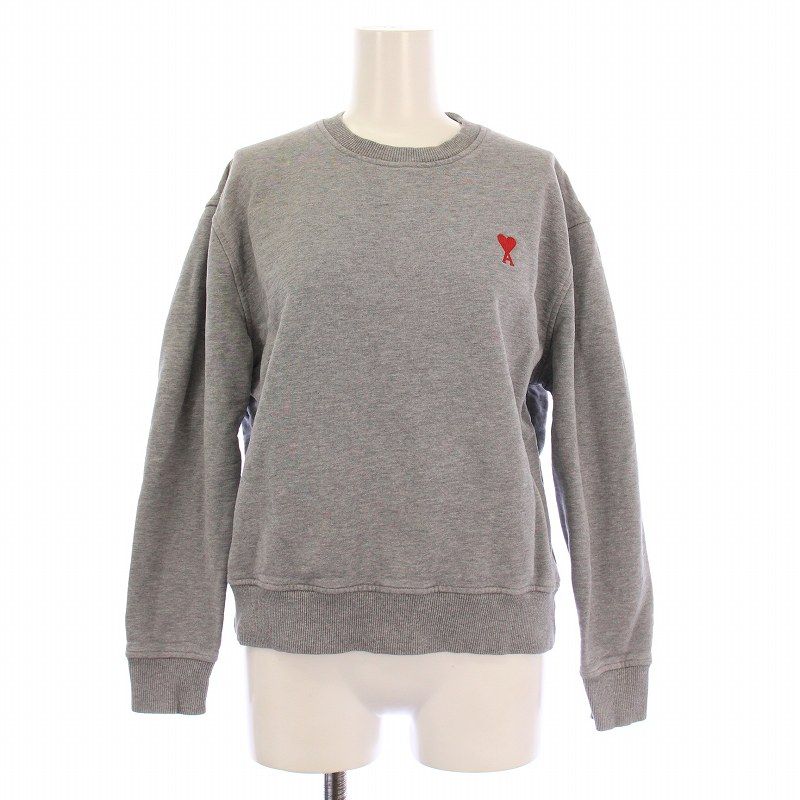 アミ アレクサンドル マテュッシ ami alexandre mattiussi ループバックオーガニックコットンフリース スウェットシャツ ...