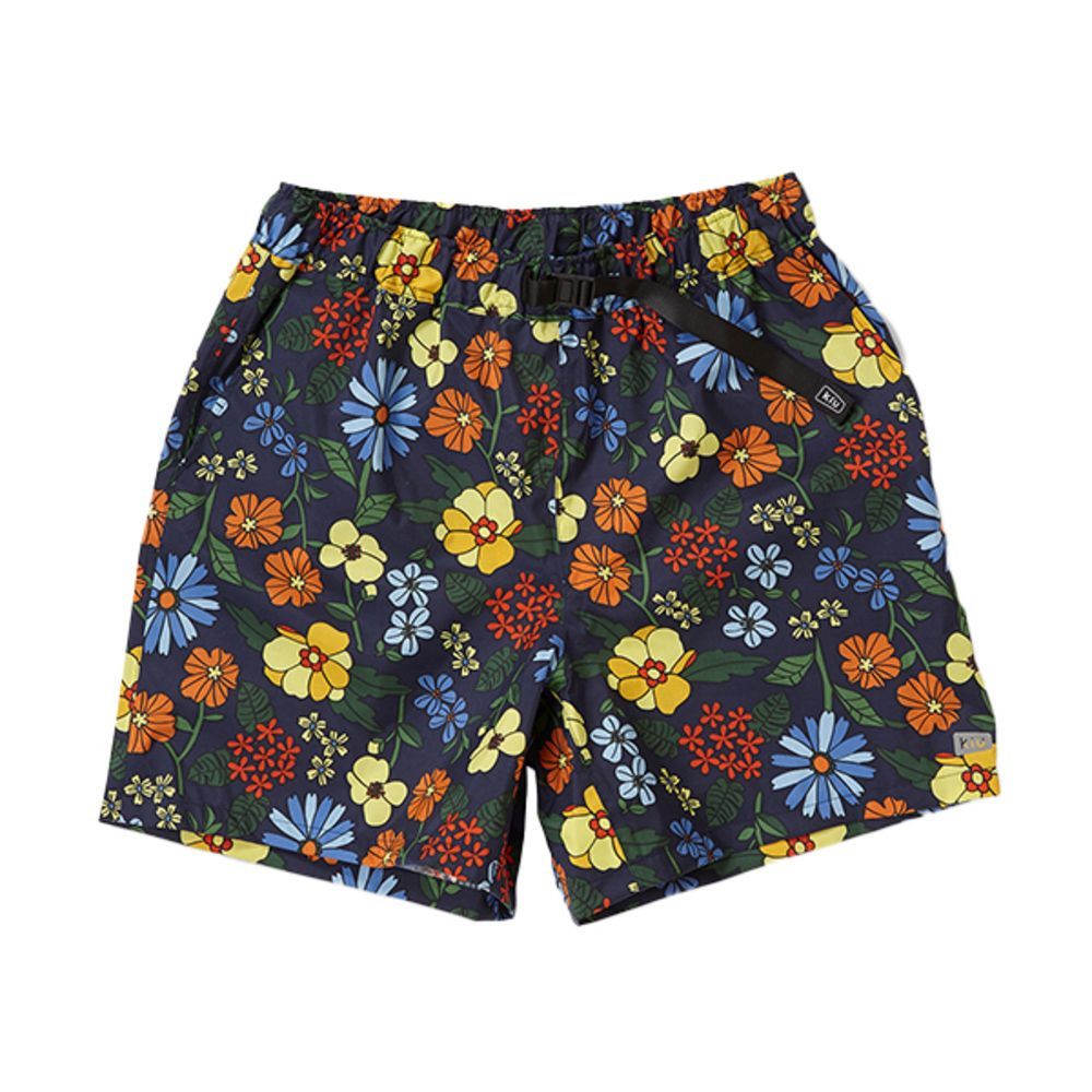 169.サイケデリックフラワー ☆ XLサイズ ☆ KiU キウ ウォータープルーフ ショーツ kiu ウォーターパンツ k206 キウ ハーフパンツ レディース レインパンツ 短パン ...