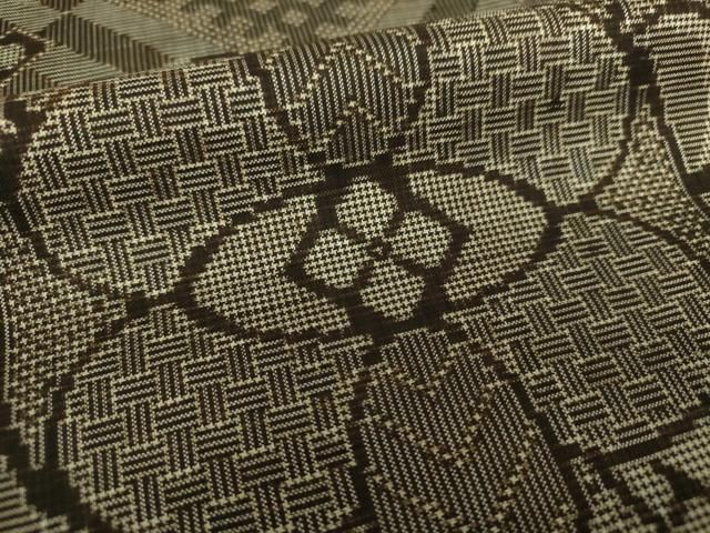 平和屋着物○本場大島紬 龍郷絣 花菱文 正絹 逸品 DAAU5281ps - メルカリ