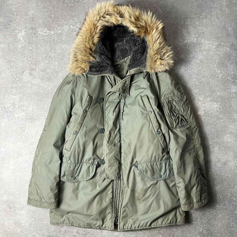 60s USAF 米軍実物 リアル コヨーテファー N-3B フライト ジャケット / 60年代 ビンテージ エアフォース 空軍 ミリタリー - メルカリ