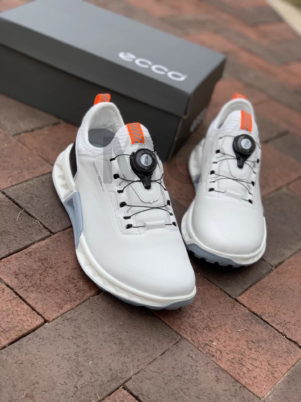 美品 未使用 ECCO MEN'S BOAシューズ ゴルフシューズ メンズ スニーカー ホワイト EU39-EU44 - メルカリ