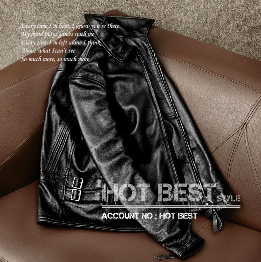 カウハイド 復刻30'sスタイル シングル ライダース ギフト メンズ 革